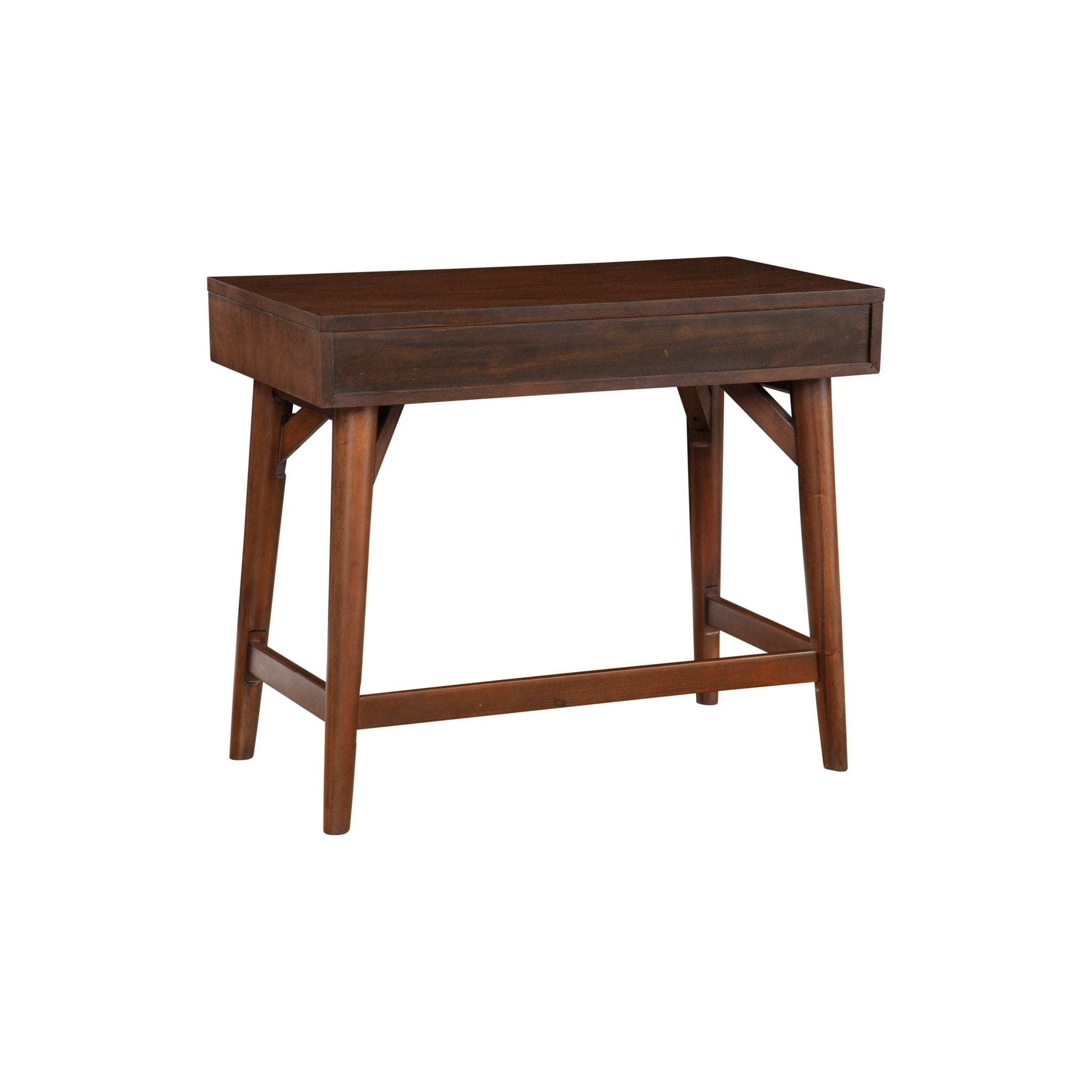 Flynn Mini Desk, Walnut – Alpine Furniture