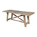 Newberry Rectangular Dining Table, Weathered Natural – Alpine Furniture